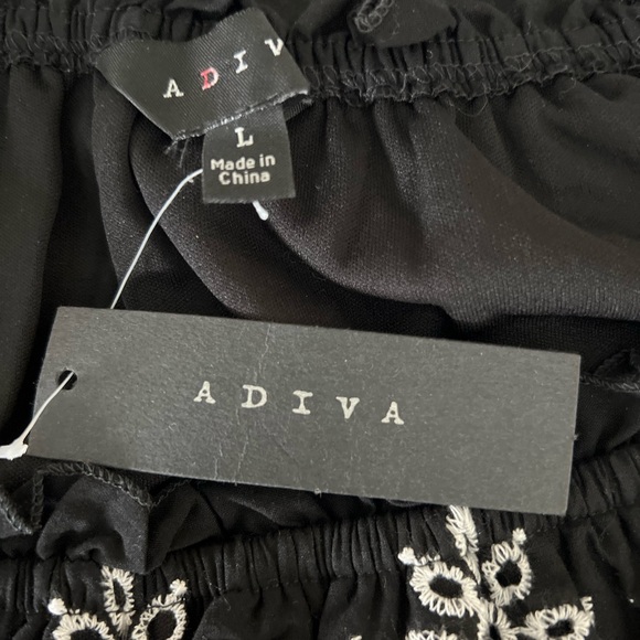 Adiva | Dresses | Nwt Adiva Black Eyelet Dress Size Large | Poshmark